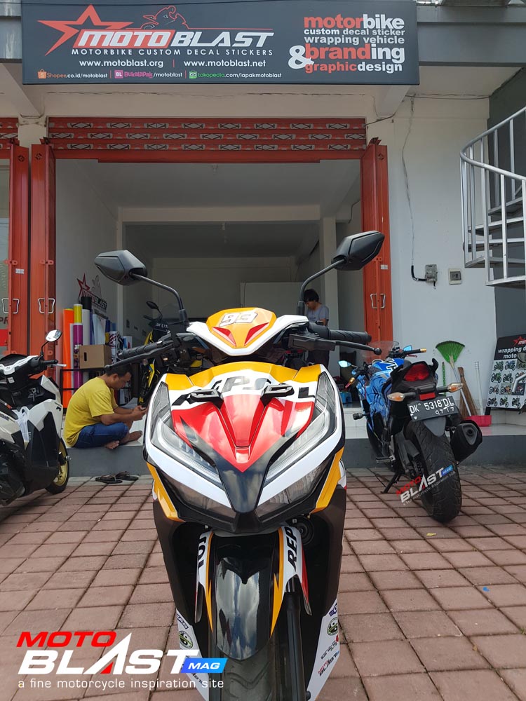 Ini dia Honda Vario 150 2018 livery Repsol Pertama kali di Indonesia ...