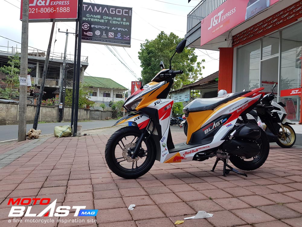 Ini dia Honda Vario 150 2018 livery Repsol Pertama kali di Indonesia ...