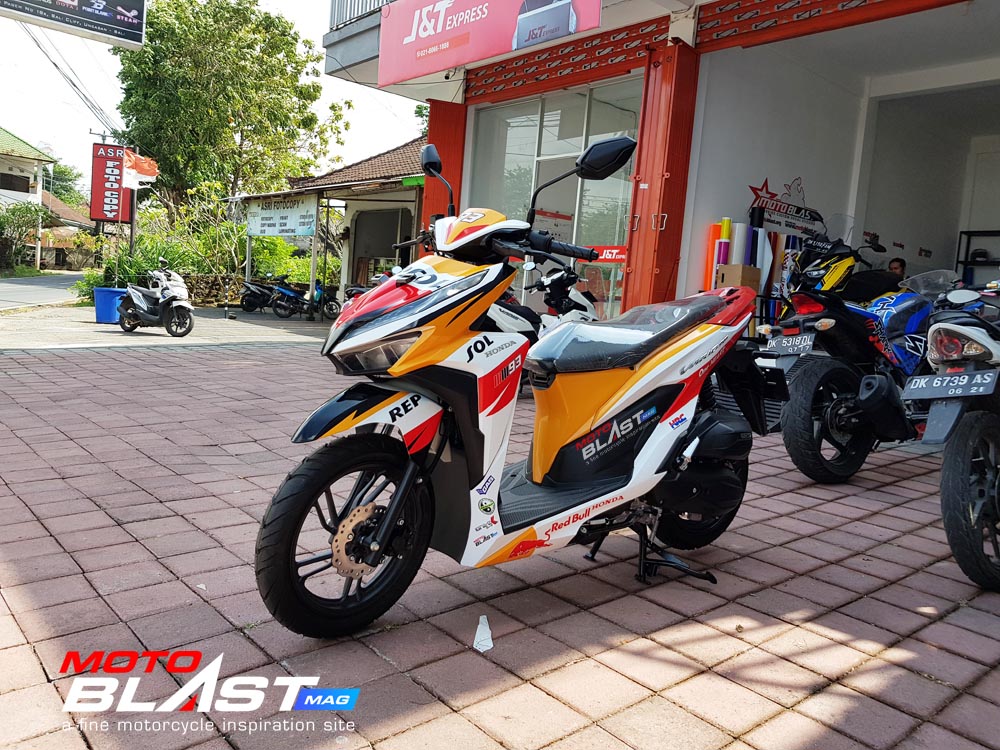 Ini dia Honda Vario 150 2018 livery Repsol Pertama kali di Indonesia ...