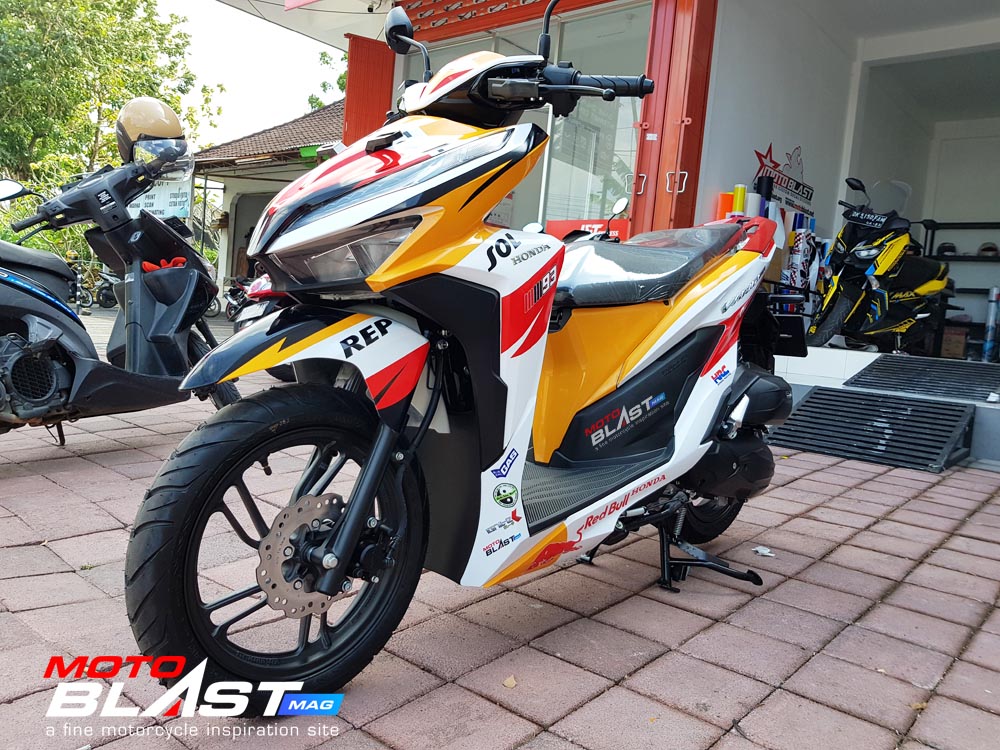 Ini dia Honda Vario 150 2018 livery Repsol Pertama kali di Indonesia ...