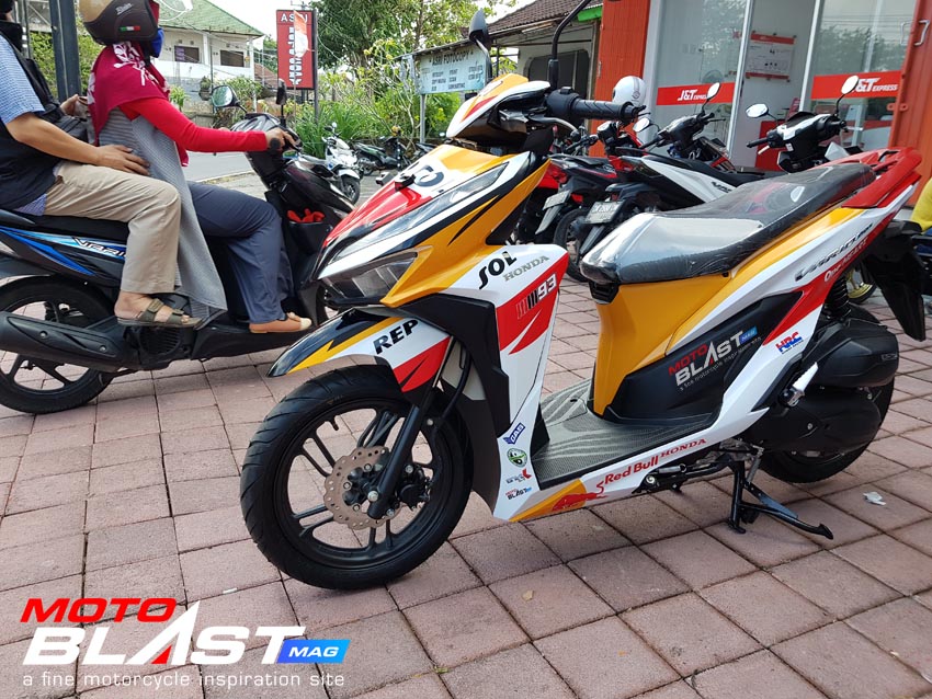 Ini dia Honda Vario 150 2018 livery Repsol Pertama kali di Indonesia ...