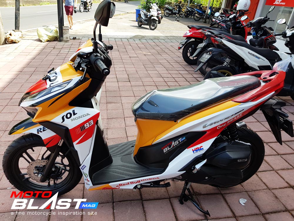Ini dia Honda Vario 150 2018 livery Repsol Pertama kali di Indonesia ...