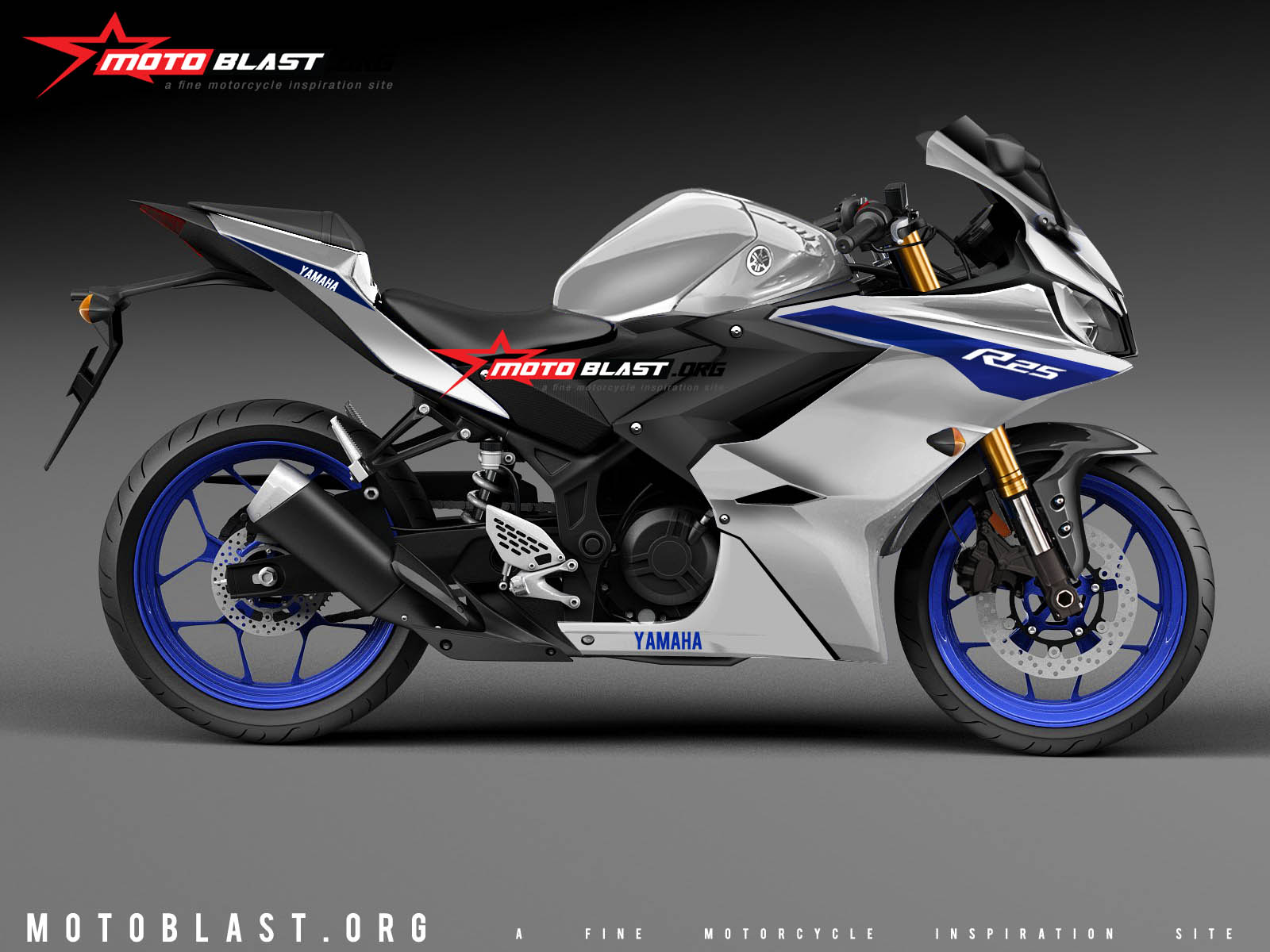 Desain paten Gambar New Yamaha R25 facelift terbaru tahun 2019 - MOTOBLAST