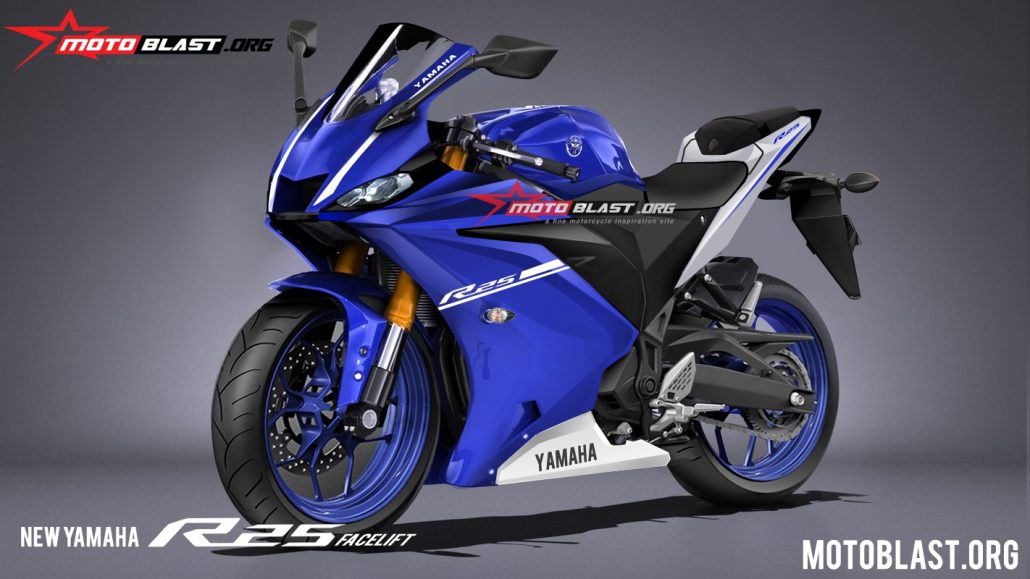 Dari Render Yamaha R25 Facelift ini, masbro lebih suka bentuk headlamp ...
