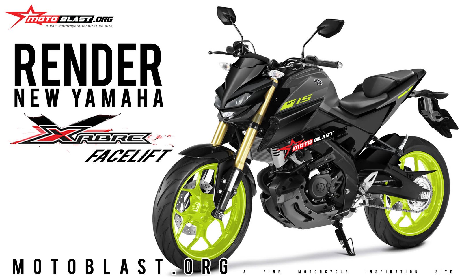 Render New Yamaha Xabre Facelift 2019 - MOTOBLAST