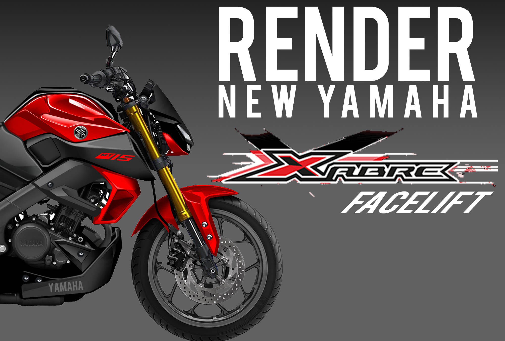 Update Render 2. Yamaha Xabre Facelift. Wah kayak MT-09 nih bro ...