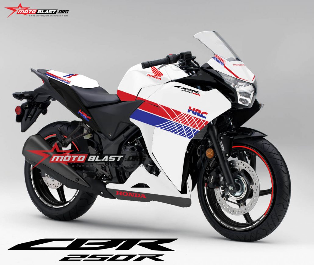 Honda CBR250R Thailand livery Tricolor HRC racing - MOTOBLAST