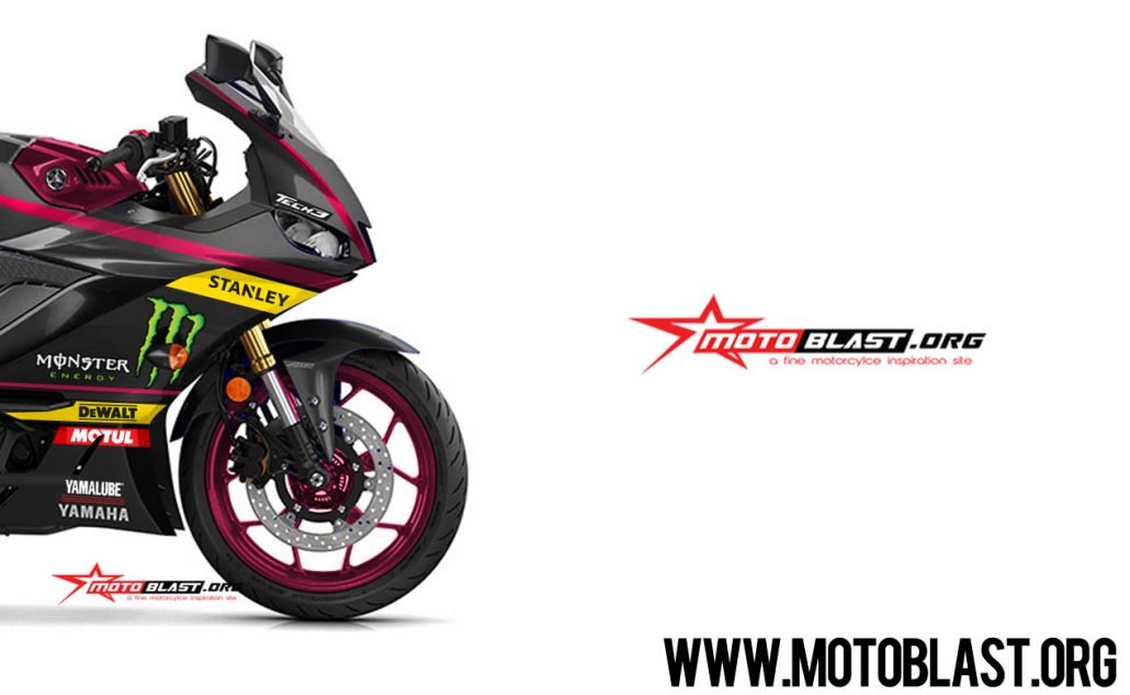 Yamaha New R25 Black Tech3 Red Version - MOTOBLAST