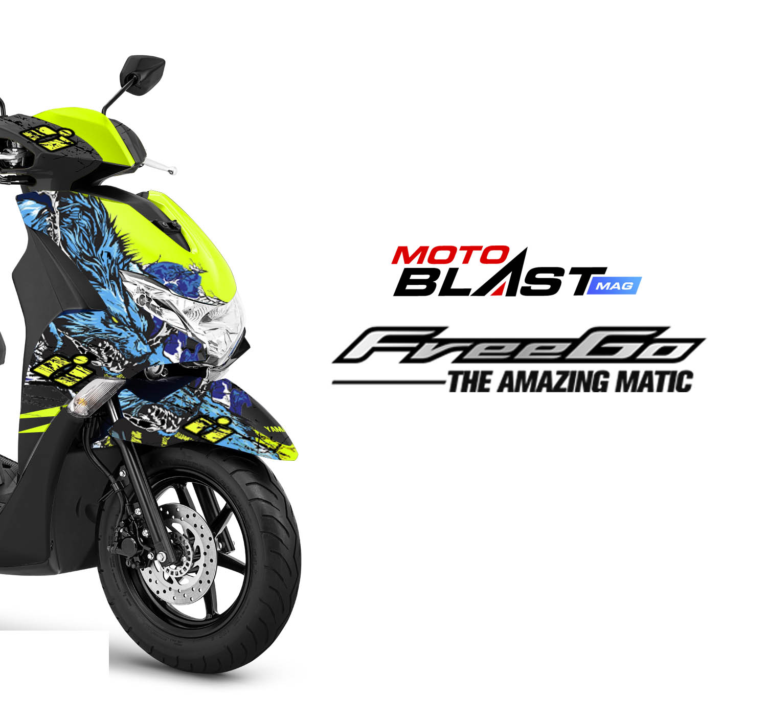 Modifikasi striping Yamaha Freego ICON Wolf Thriller - MOTOBLAST