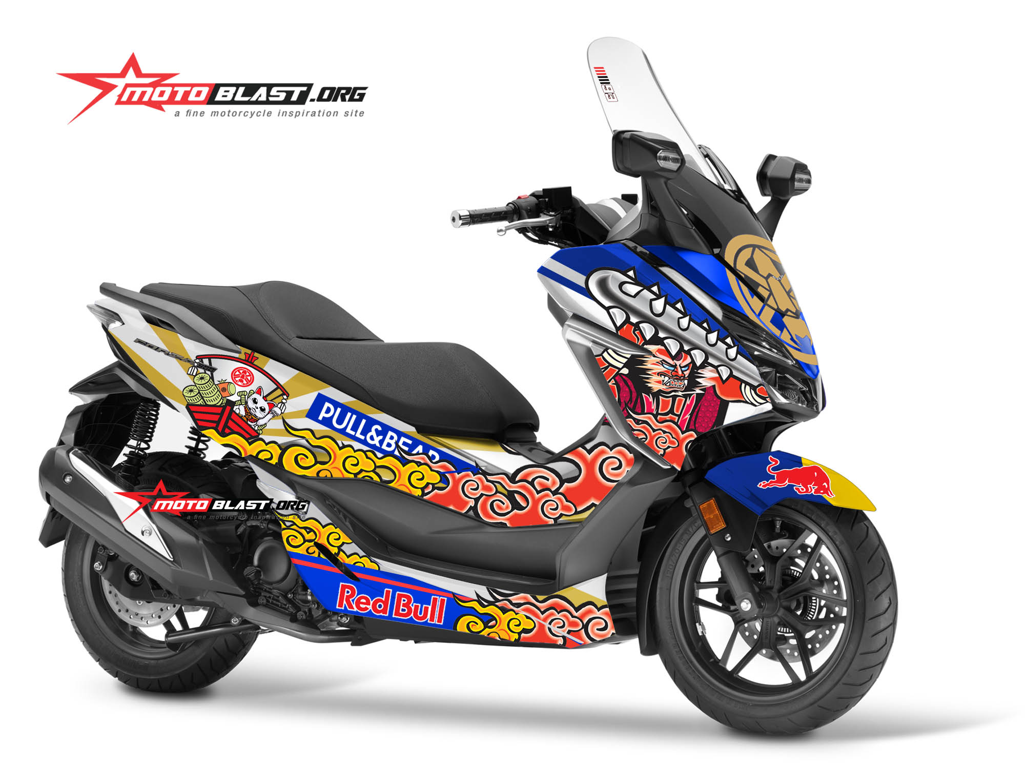 Modifikasi striping Honda Forza 250 Livery Shoei Motegi Japan 2018 ...