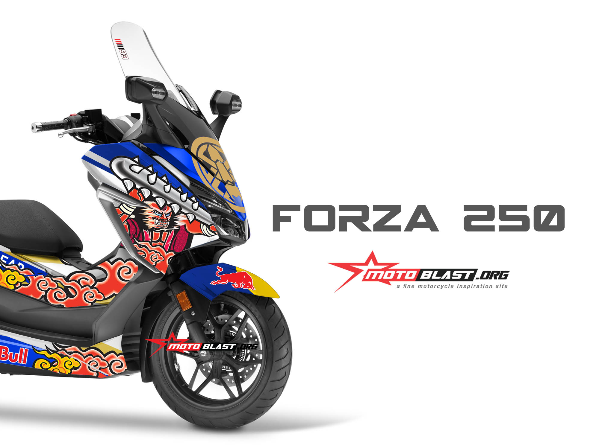 Modifikasi striping Honda Forza 250 Livery Shoei Motegi Japan 2018 ...