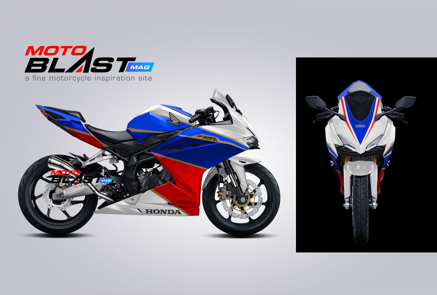 Honda CBR250RR livery HRC nya VFR Supersport - MOTOBLAST