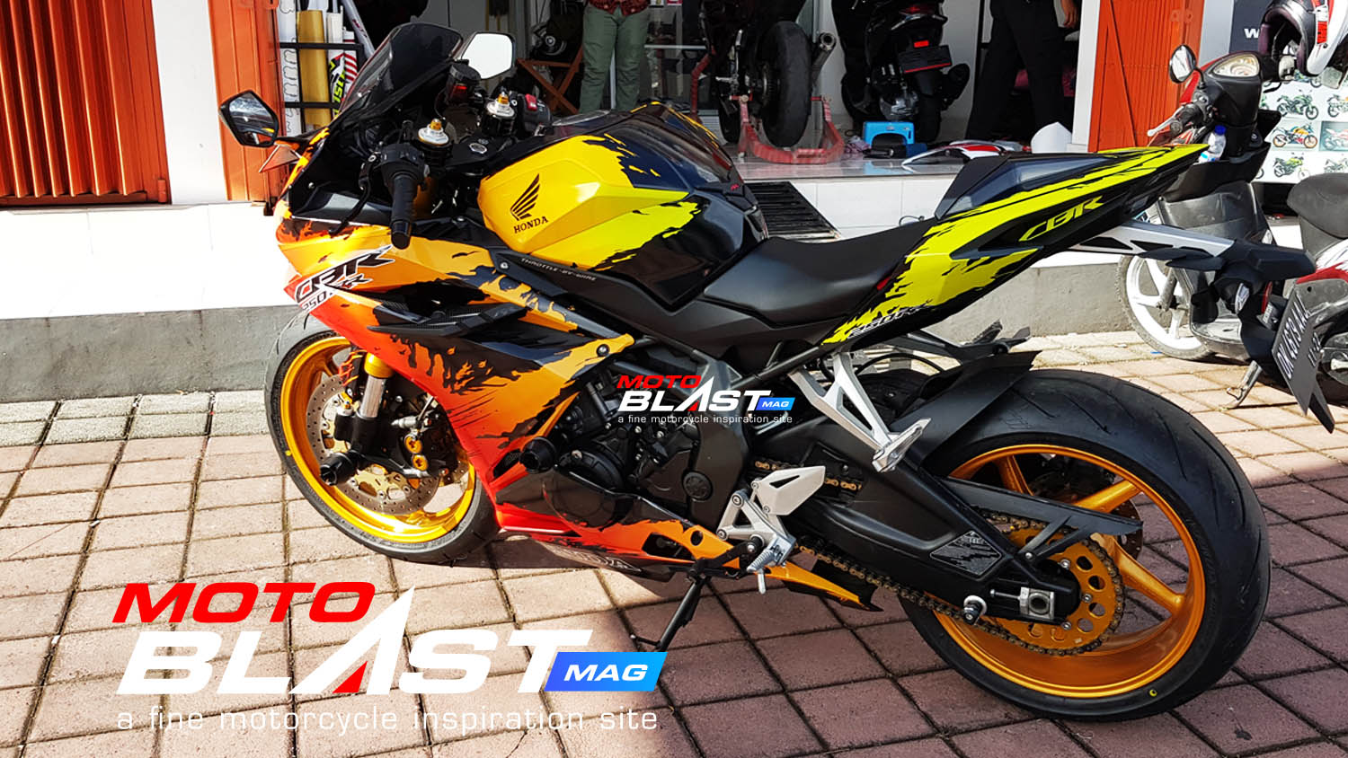 Honda CBR250RR Modif Hedon Limbah moge BUTO AGNI- MOTOBLAST