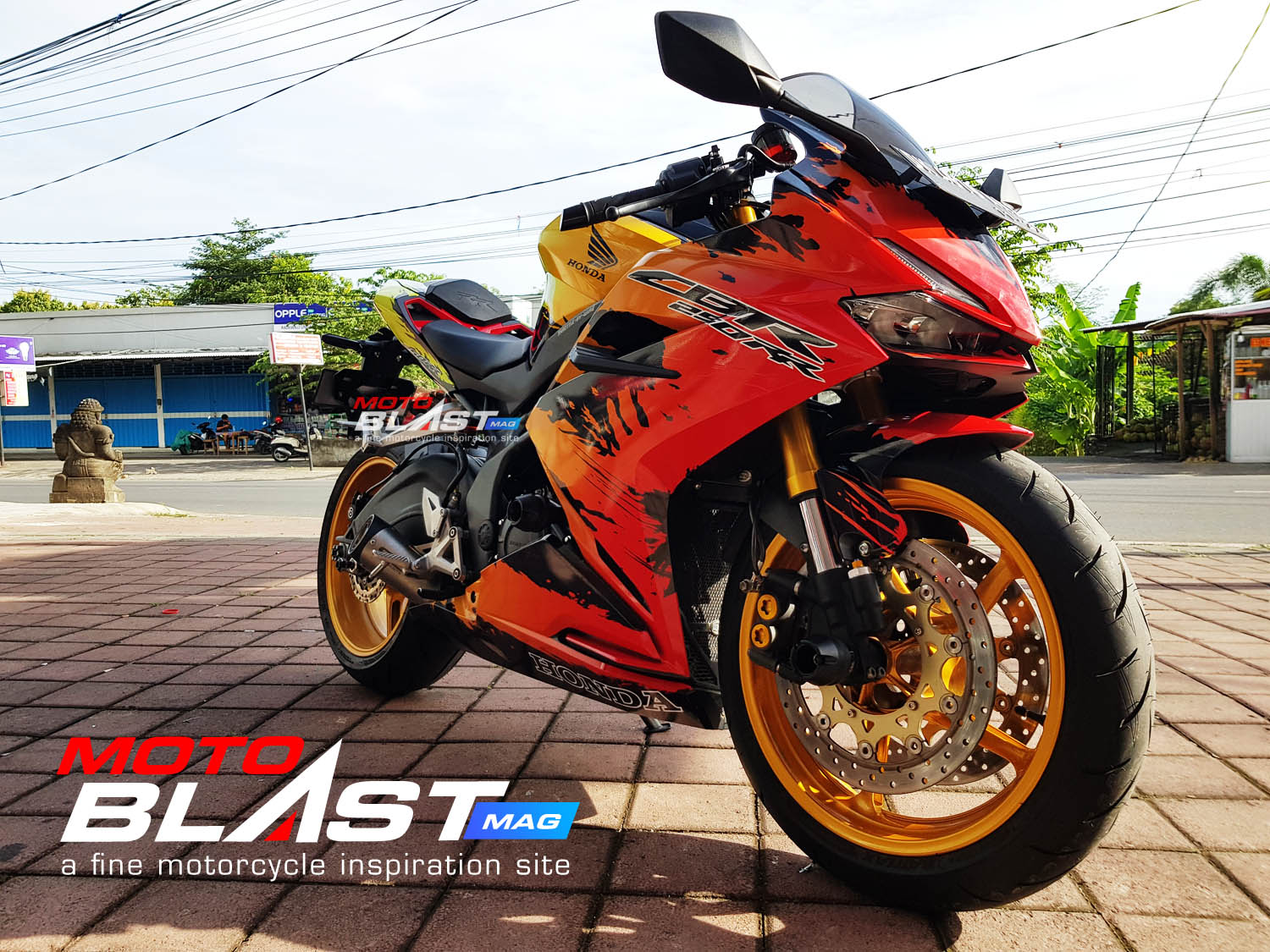 Honda CBR250RR Modif Hedon Limbah moge BUTO AGNI- MOTOBLAST
