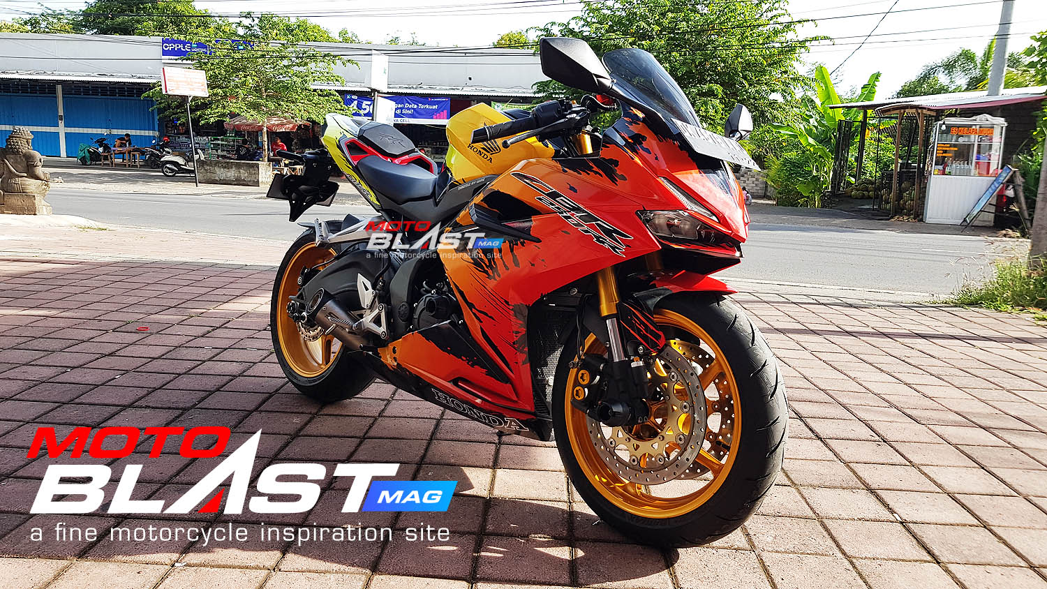 Honda CBR250RR Modif Hedon Limbah moge BUTO AGNI- MOTOBLAST