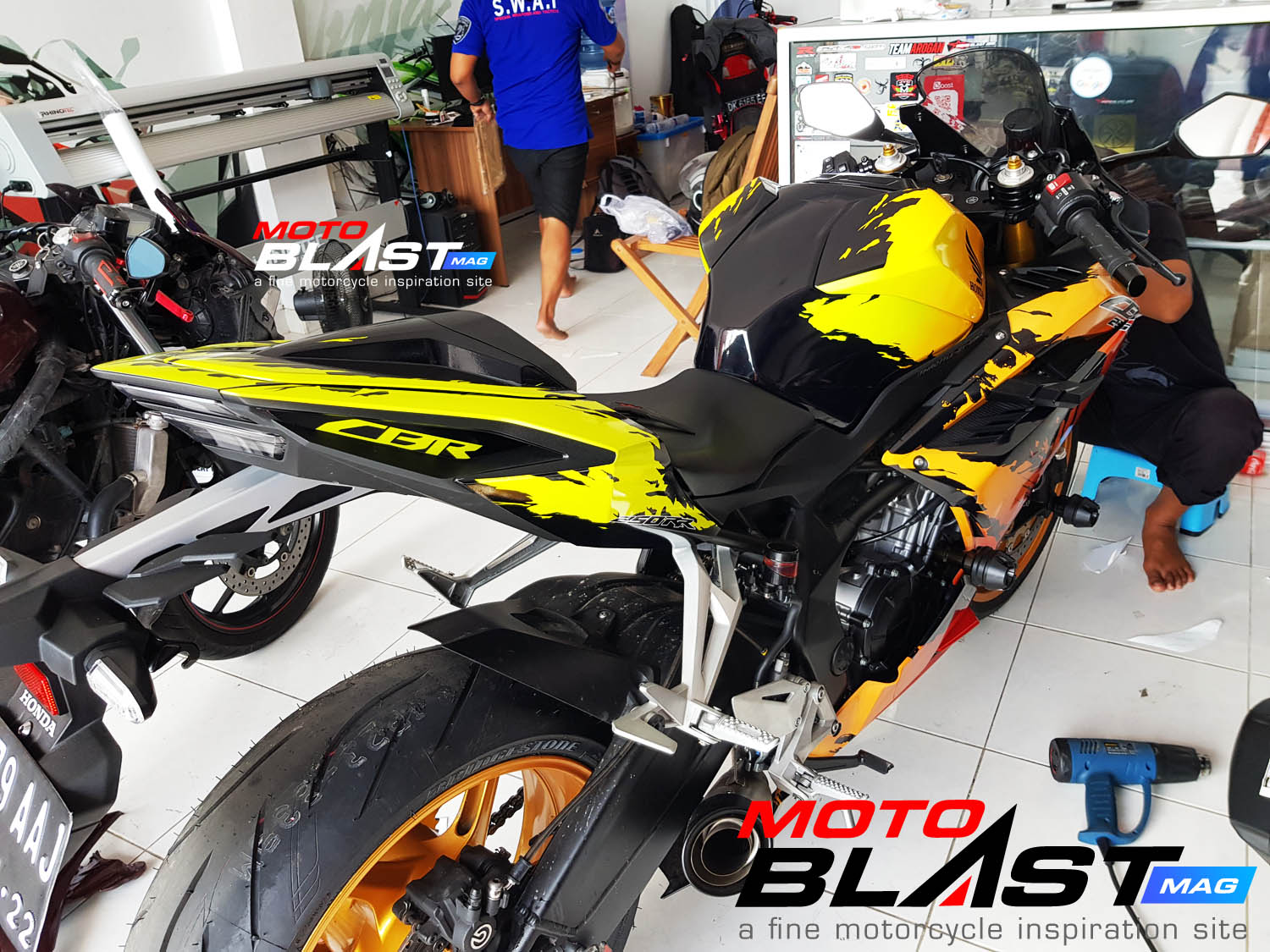 Honda CBR250RR Modif Hedon Limbah moge BUTO AGNI- MOTOBLAST