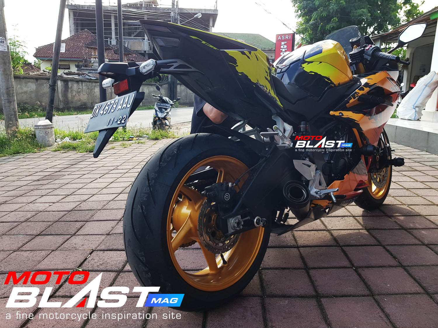 Honda CBR250RR Modif Hedon Limbah moge BUTO AGNI- MOTOBLAST