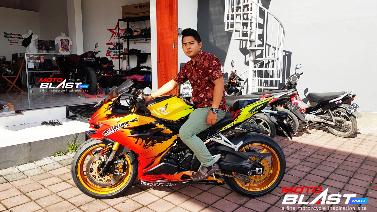 Honda CBR250RR Modif Hedon Limbah moge BUTO AGNI- MOTOBLAST