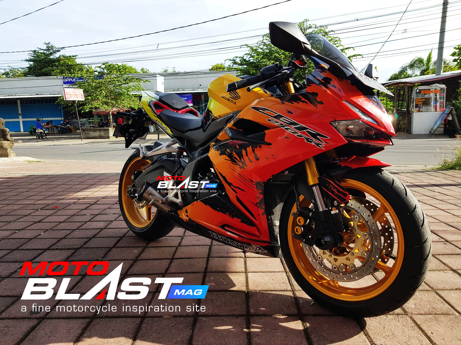 Honda CBR250RR Modif Hedon Limbah moge BUTO AGNI- MOTOBLAST