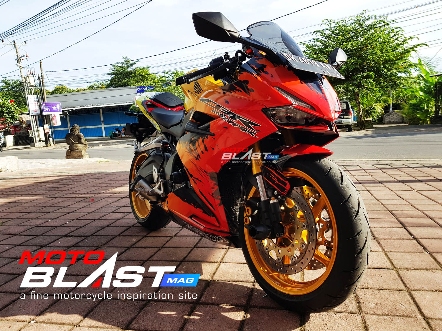 Honda CBR250RR Modif Hedon Limbah moge BUTO AGNI- MOTOBLAST