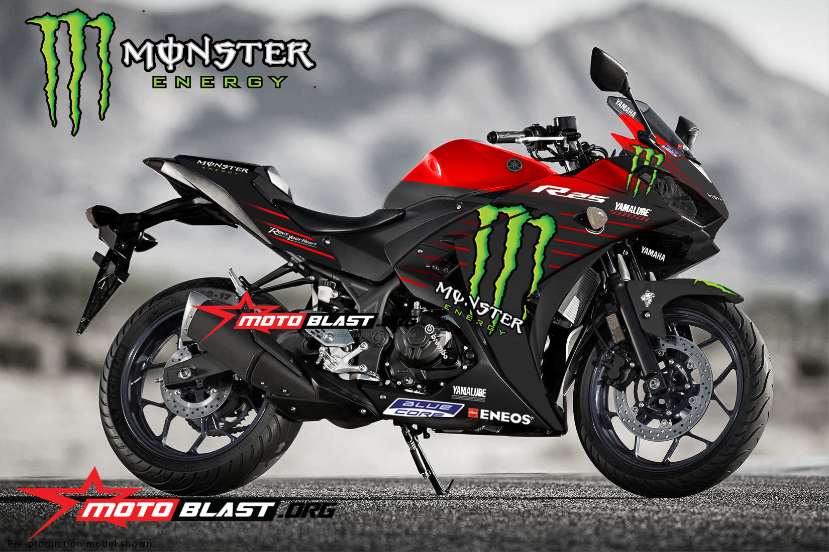 modifikasi striping r25 monster gp 2019 pilihan warna lain - MOTOBLAST