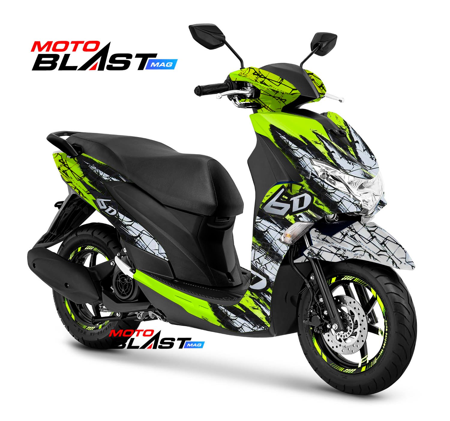 Modifikasi Striping Yamaha Freego 125 GoGGles - MOTOBLAST