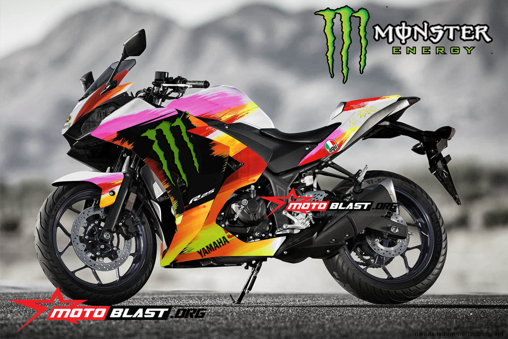 HOT! Yamaha R25 tema Agv Pista GP-R Special edition Mugello Gp 2019 ...