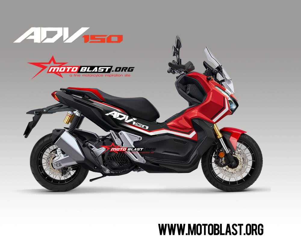 Begini wujud Honda Adv 150 modif ala X-Adv 750 - MOTOBLAST