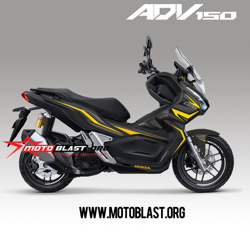 Modifikasi Striping Honda ADV 150 Black wings - MOTOBLAST