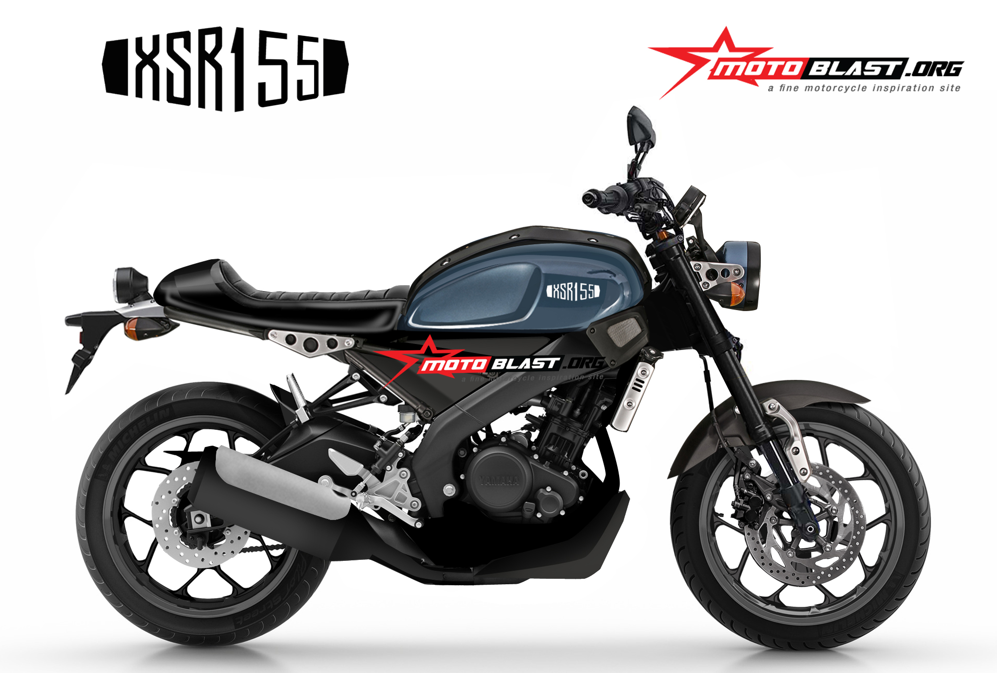 [HOT] Ini dia Render Yamaha XSR 155 - MOTOBLAST