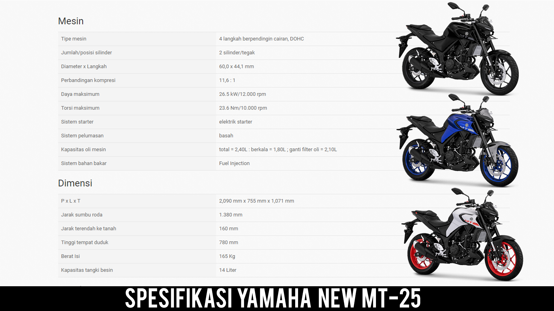 Ini dia Wujud Yamaha New MT-25 resmi di rilis, Harga 53,9 juta - MOTOBLAST