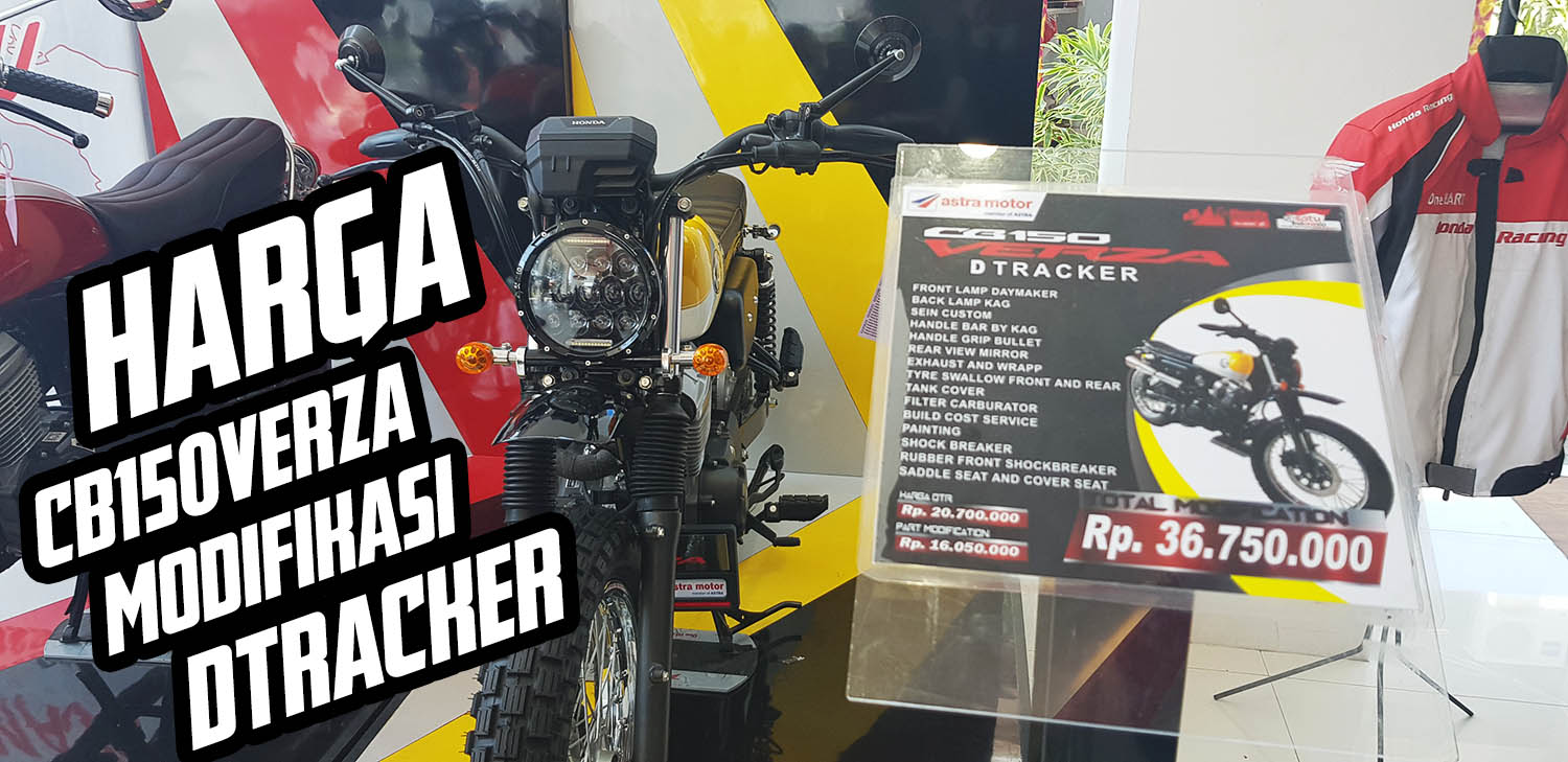 Modifikasi Honda CB150Verza jadi Dtracker - MOTOBLAST