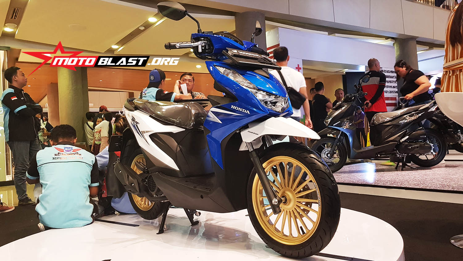 New beAT Ganteng maksimal modal Velg Gold - MOTOBLAST