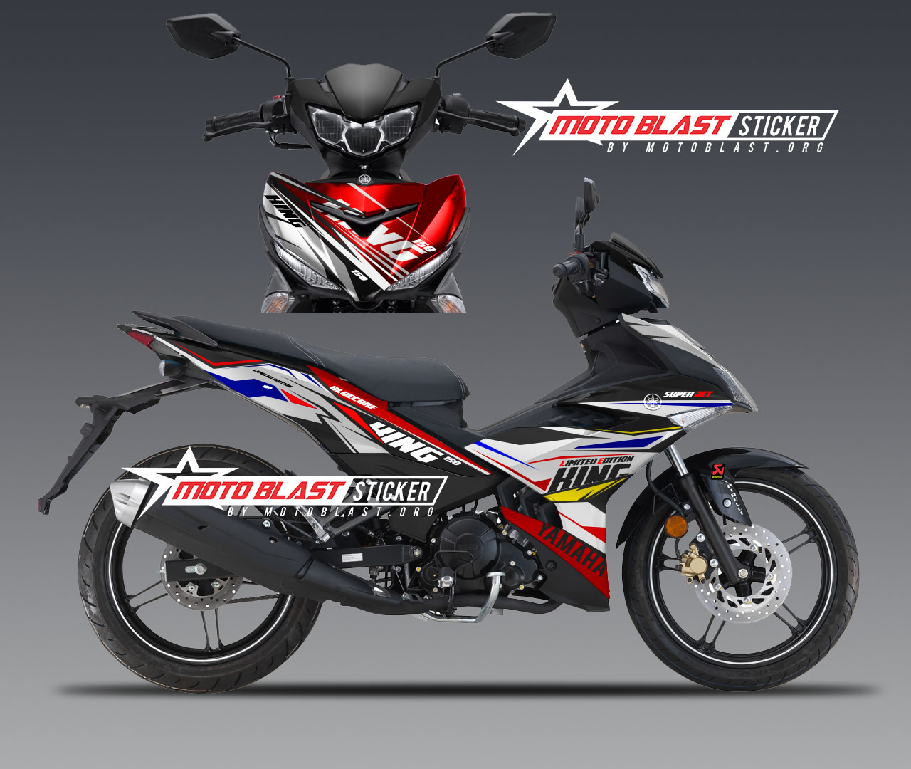 Modifikasi Striping Yamaha Mx king 2019 Racing boy - MOTOBLAST