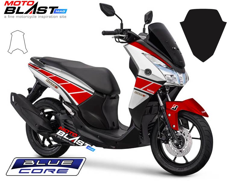 Yamaha Lexi 125 livery Monster energy GP 2019 - MOTOBLAST