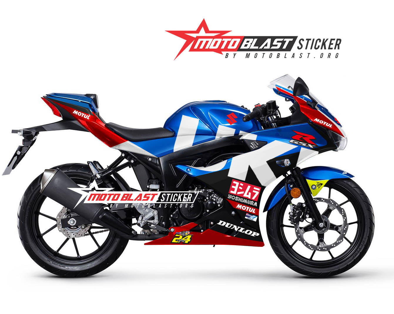 Modifikasi striping suzuki GSX-R150 moto america toni elias - MOTOBLAST