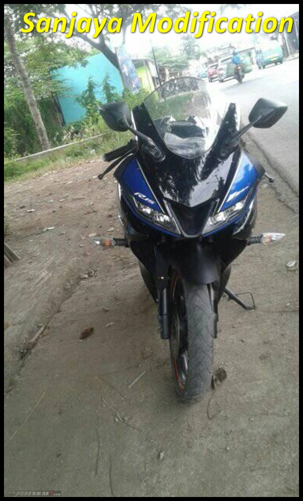 Honda beAT di modif jadi Yamaha R15 V3, Mbeeerrr Gledek nih - MOTOBLAST