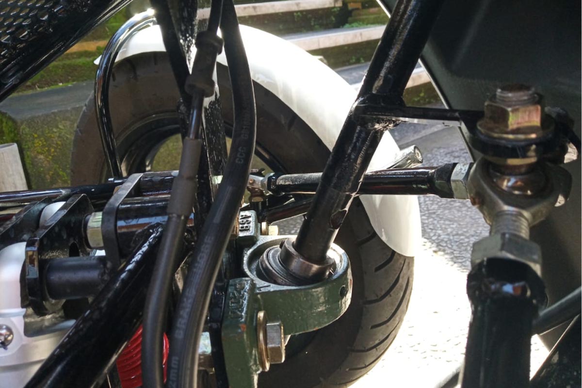 Keren! Rider Bali Modifikasi Yamaha Freego miliknya Menyerupai Tricity ...