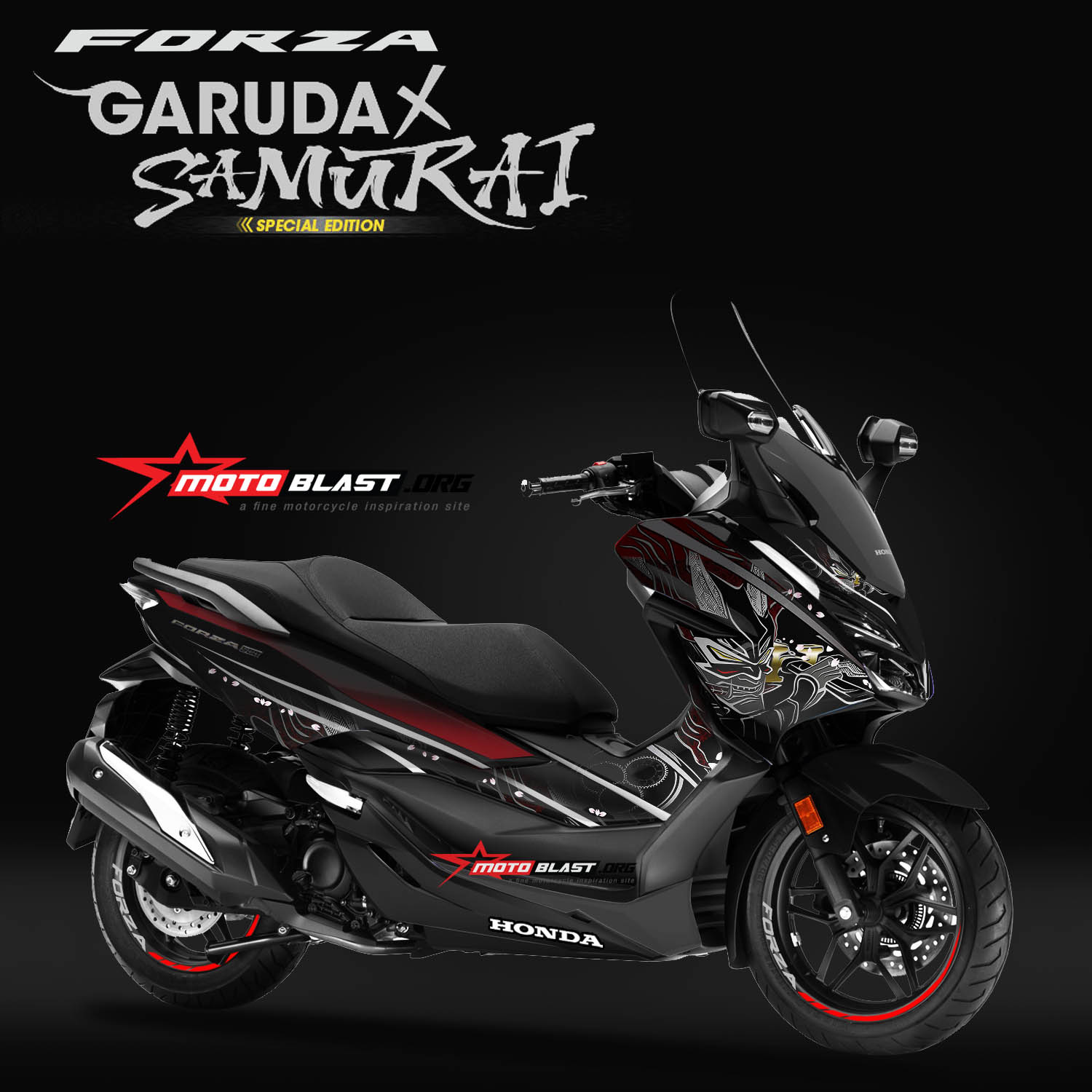 Ketika New R25 livery GARUDA X SAMURAI - MOTOBLAST