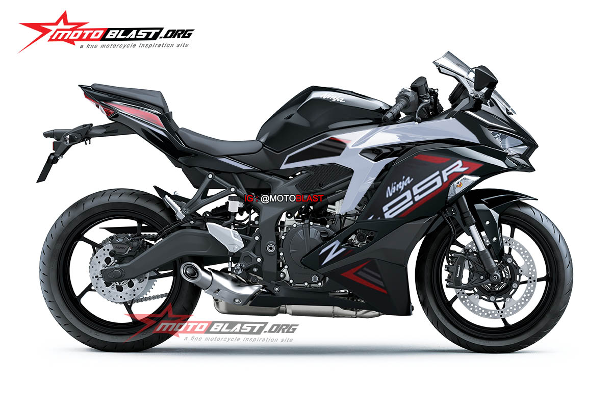 Tak perlu beli ZX-25R ABS SE, yang standar pun jadi keren dengan 7 ...