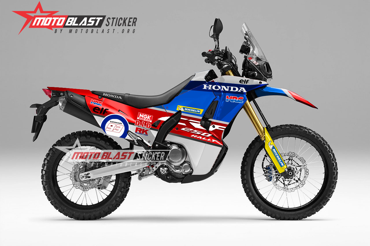 Modif striping Honda CRF250L Rally HRC - MOTOBLAST
