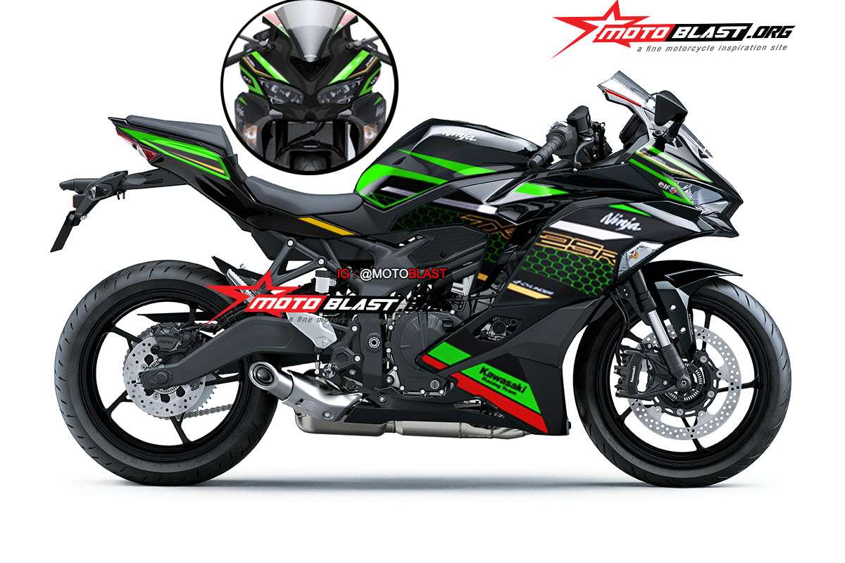 Decal stiker Ninja ZX-25R sudah bisa di pesan di motoblast - MOTOBLAST