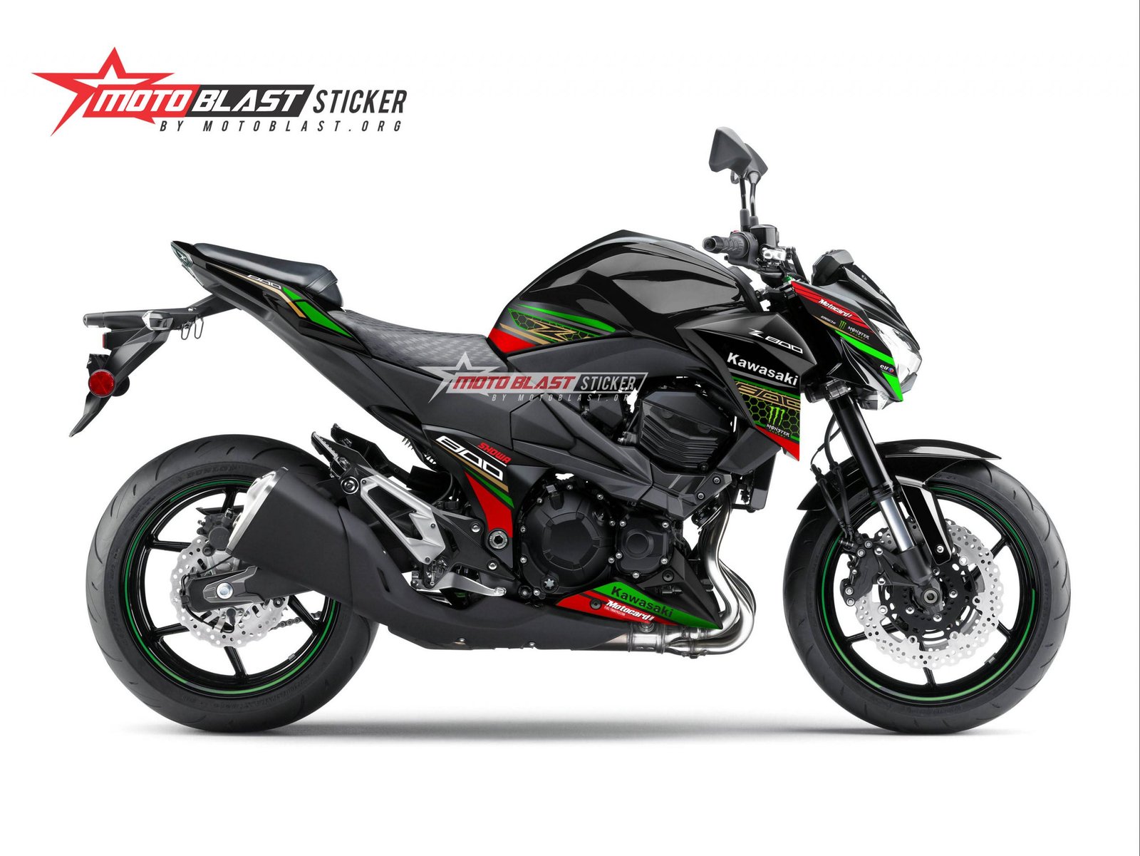 modif striping kawasaki z800 krt - MOTOBLAST