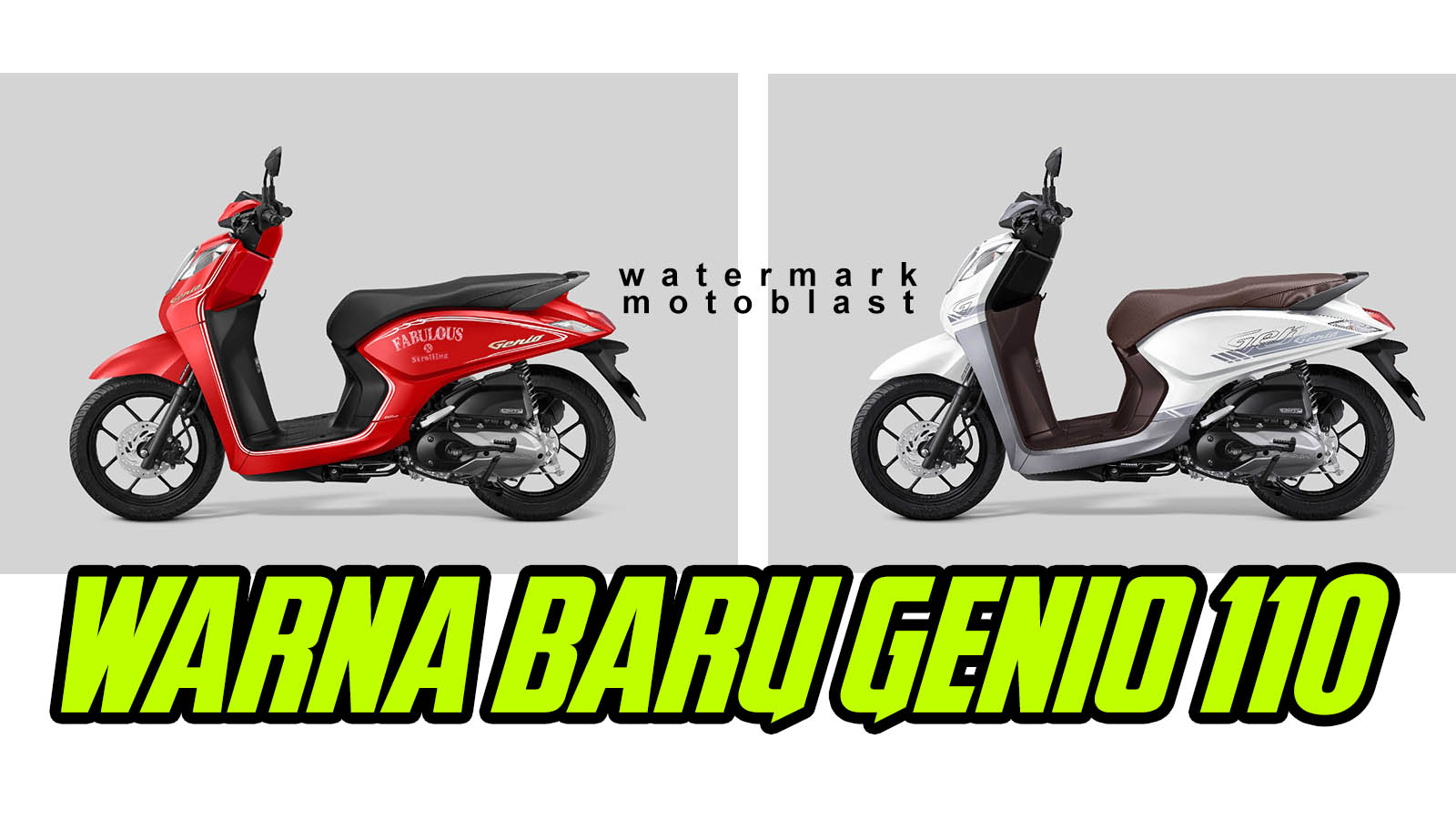 Honda Genio update warna lebih Menawan - MOTOBLAST