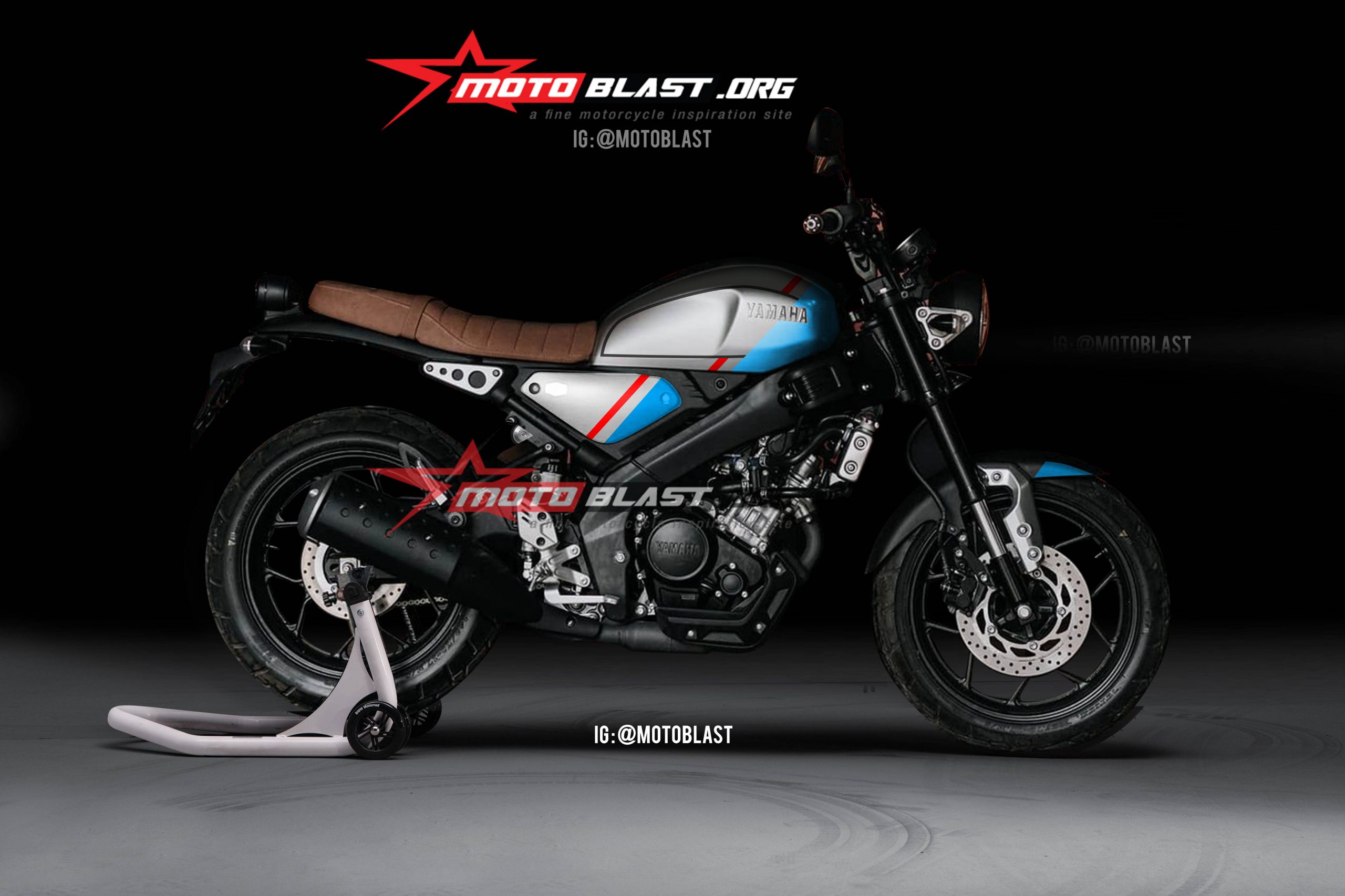 Modifikasi striping Yamaha XSR155 - MOTOBLAST