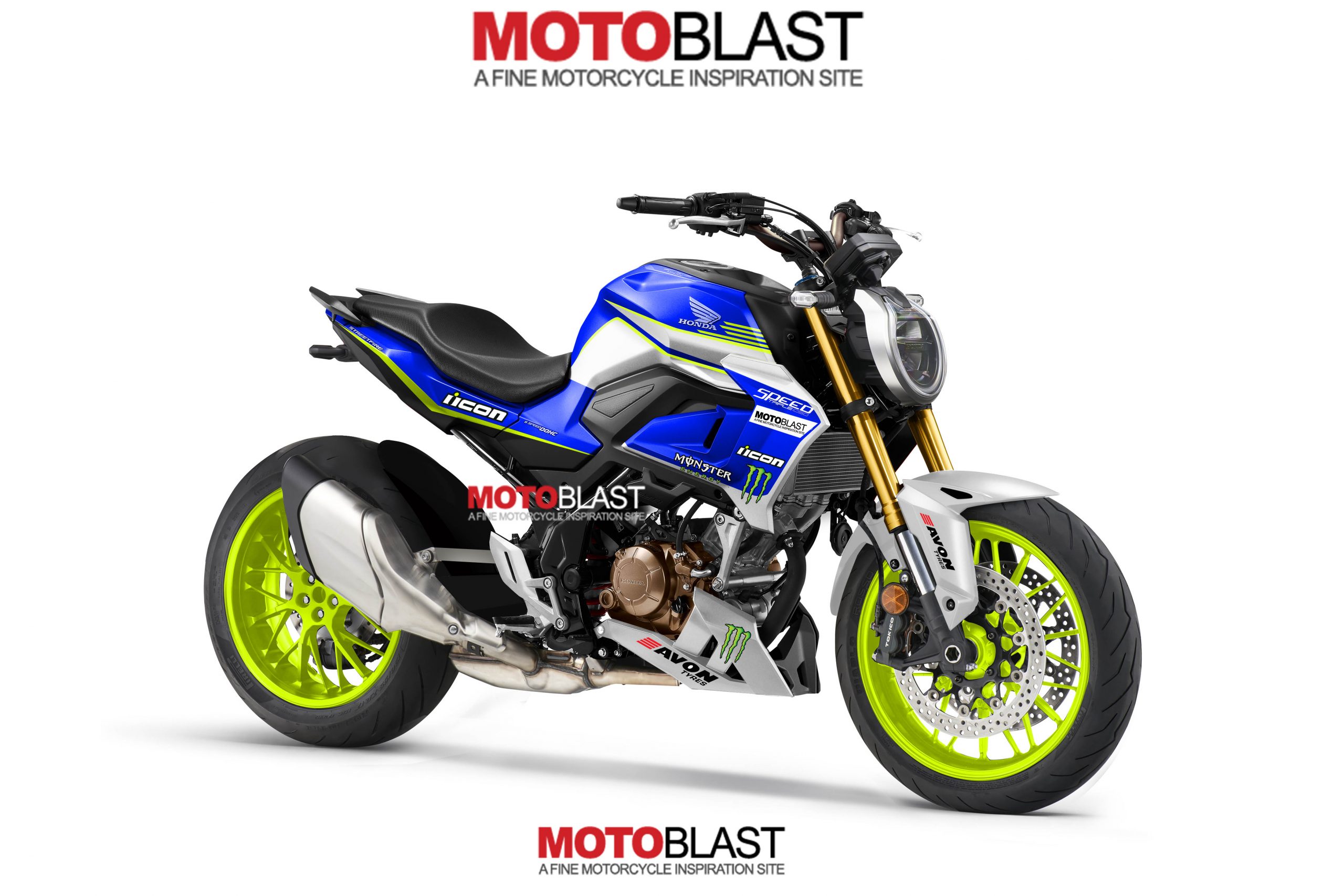 Modifikasi Striping Honda New CB150R Repsol Custom - MOTOBLAST