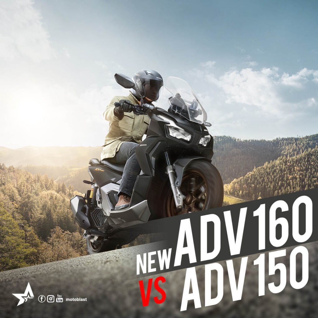 Susah Bedakan Honda New ADV 160 dan ADV 150 ?? Lihat Gambar ini ...