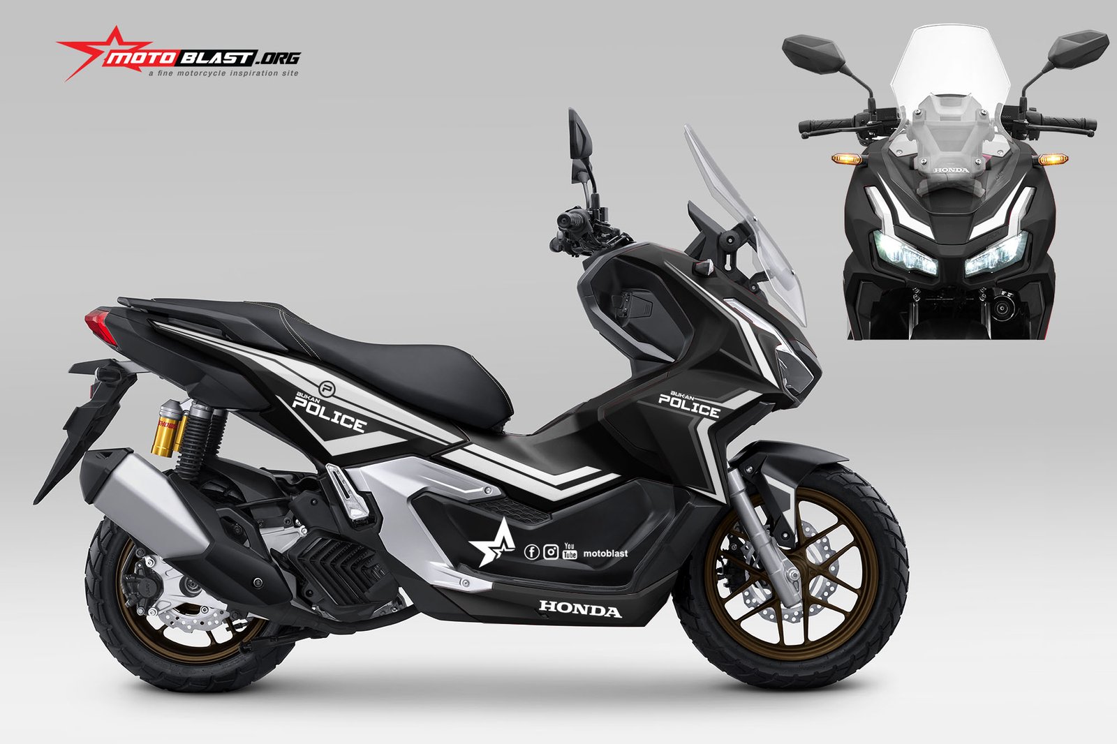 Modifikasi Digital All New Honda Adv 160 49 Off