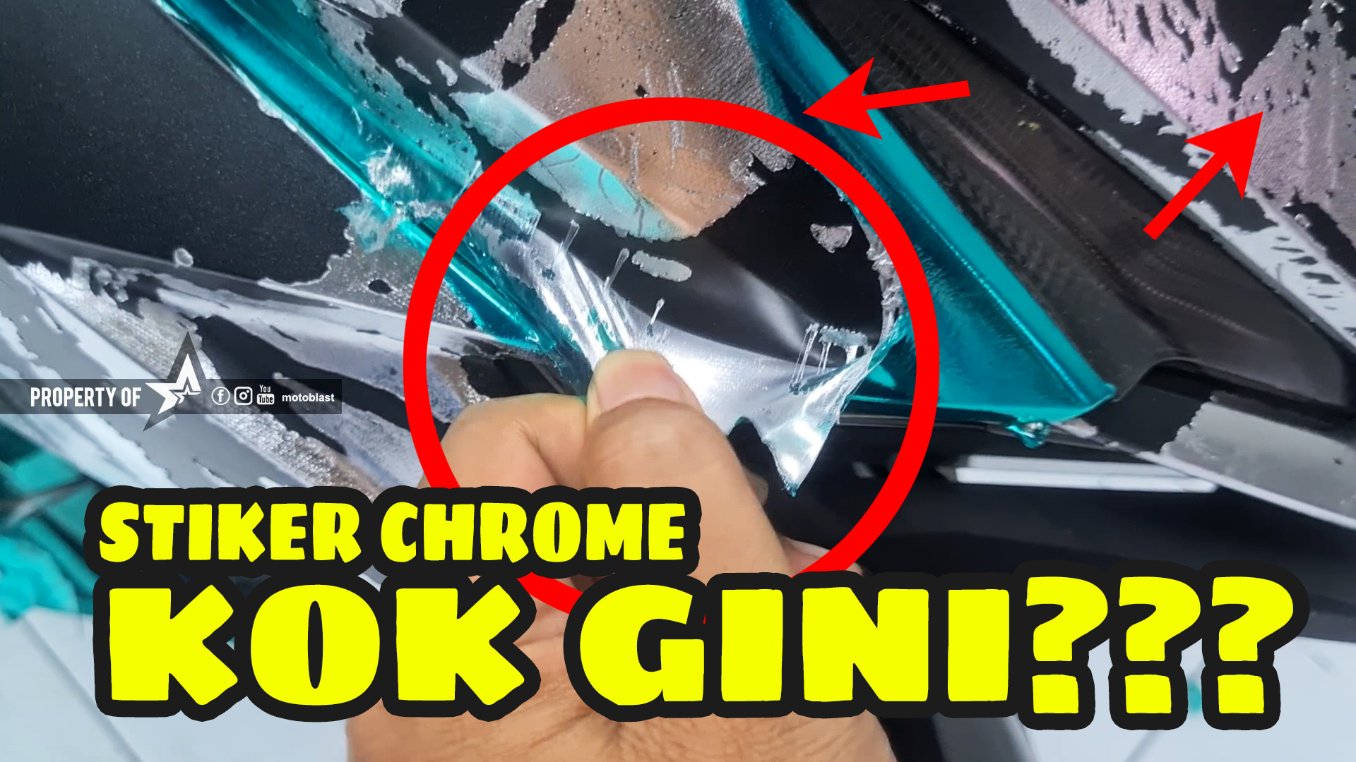 [VLOG] Bagi kalian pecinta stiker krom,Lihat Video ini sebelum menyesal ...