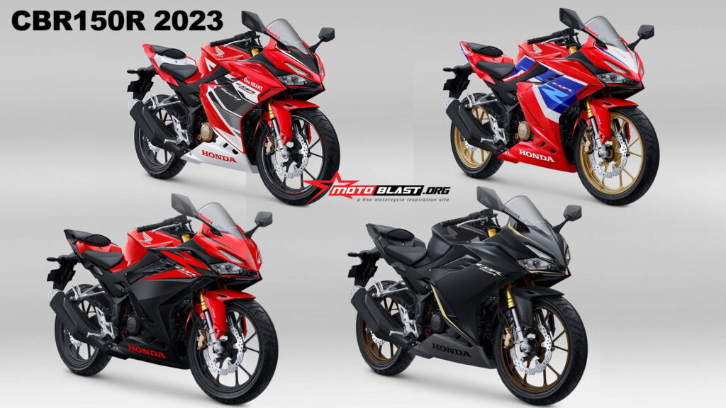 Honda New CBR150R 2023 pake Livery baru semakin mirip New CBR250RR ...